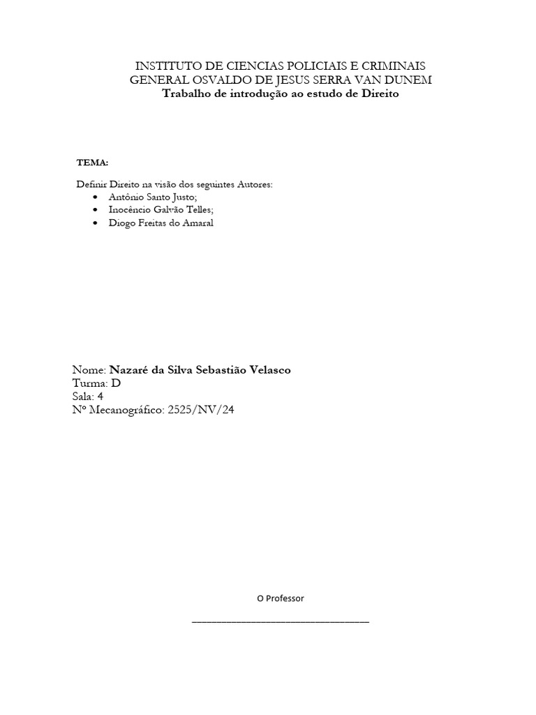 Trabalho Direiro para Breve | PDF