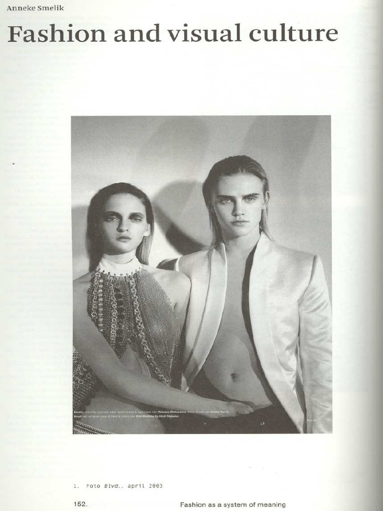 Fashion and Visual Culture | PDF