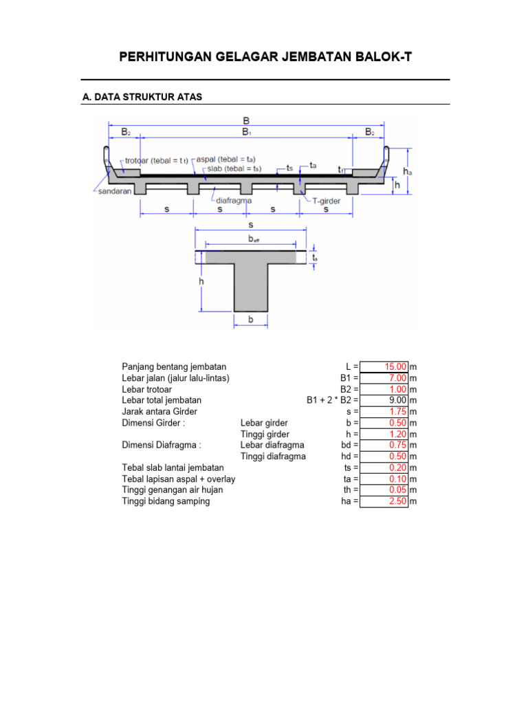 Jembatan-Balok-T 1 | PDF