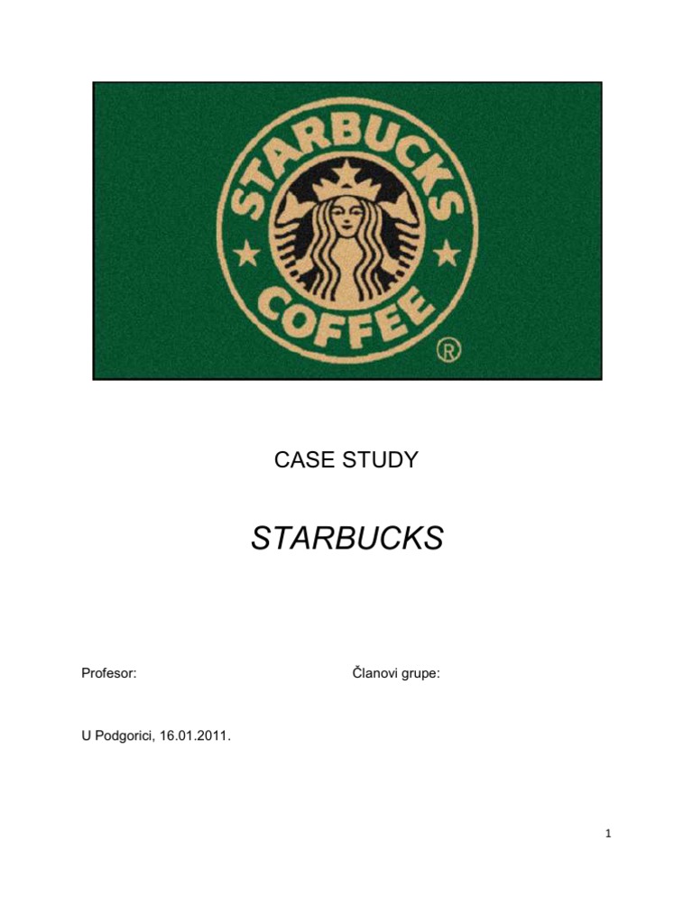 Case Study - Starbucks | PDF