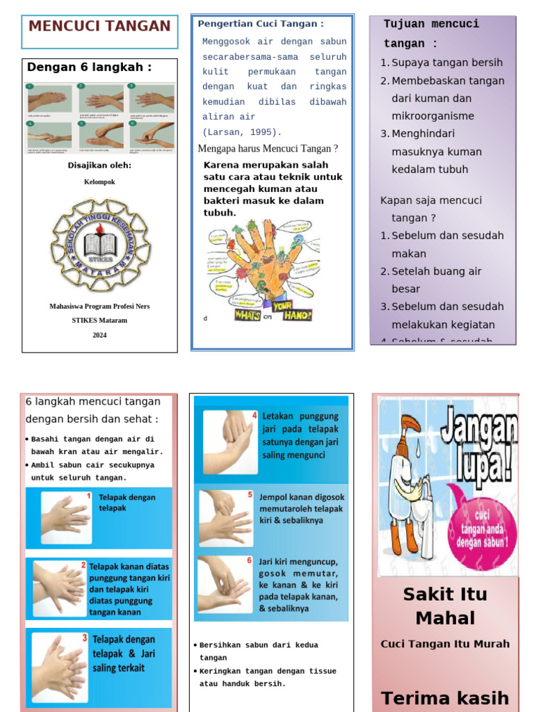 Leaflet Cuci Tangan | PDF