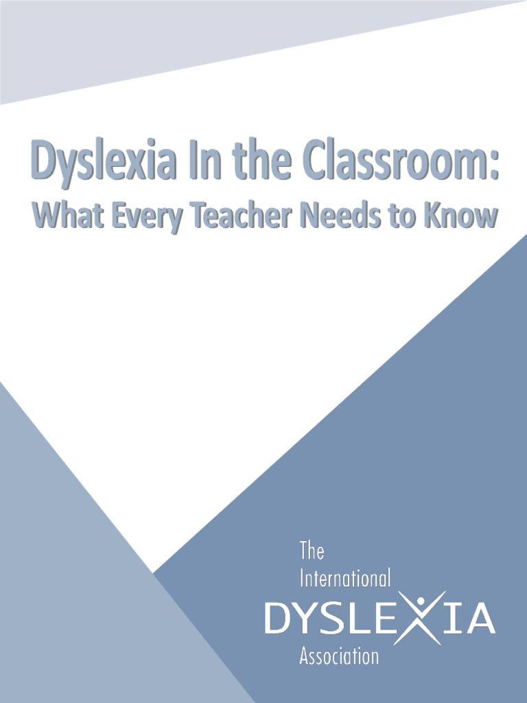 Dyslexia | PDF | Dyslexia | Learning Disability