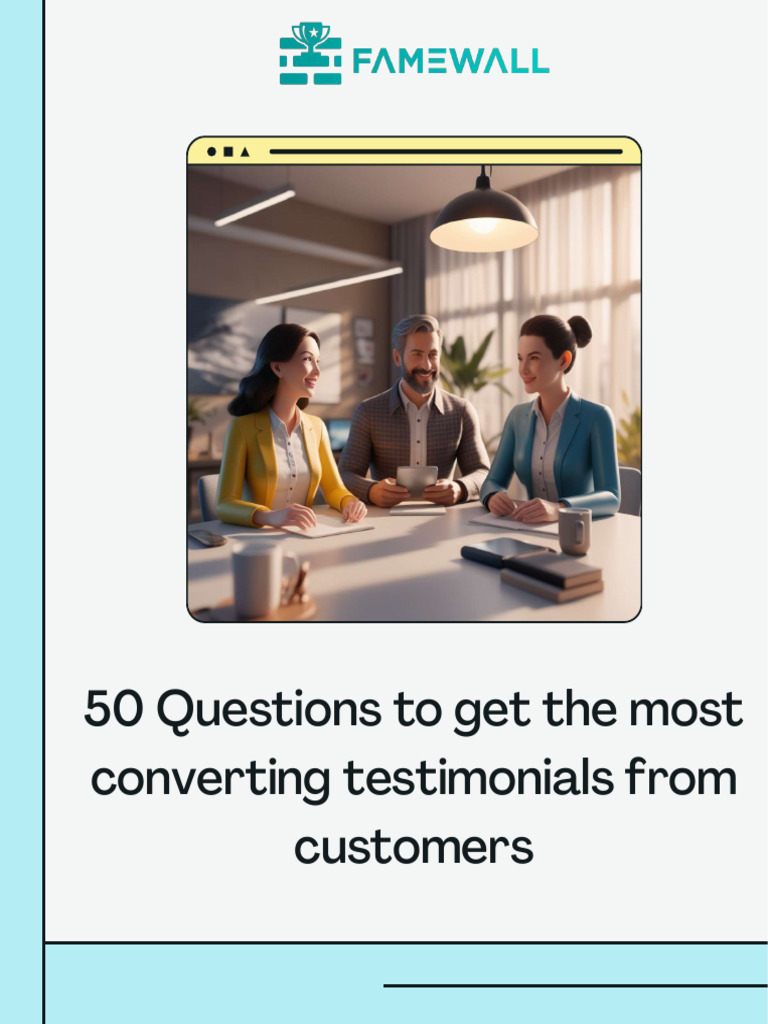 Testimonial Questions Complete Guide | PDF | Performance Indicator ...