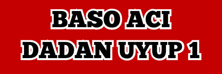 Baso Aci Dadan Uyup 1 | PDF