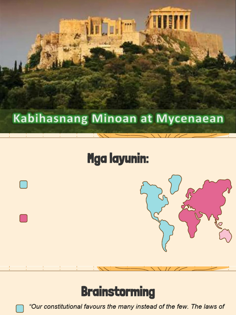 Kabihasnang Minoan at Mycenaean | PDF