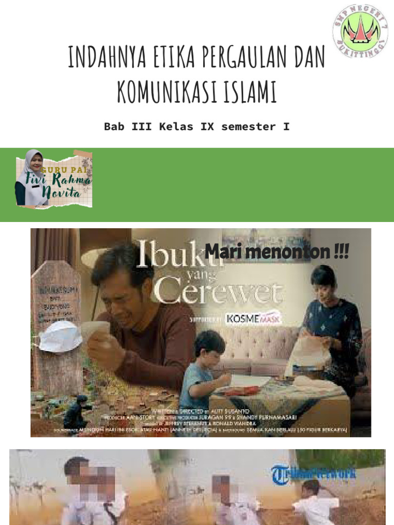 Indahnya Etika Pergaulan Dan Komunikasi Islami | PDF | Kesehatan Holistik | Gaya Hidup