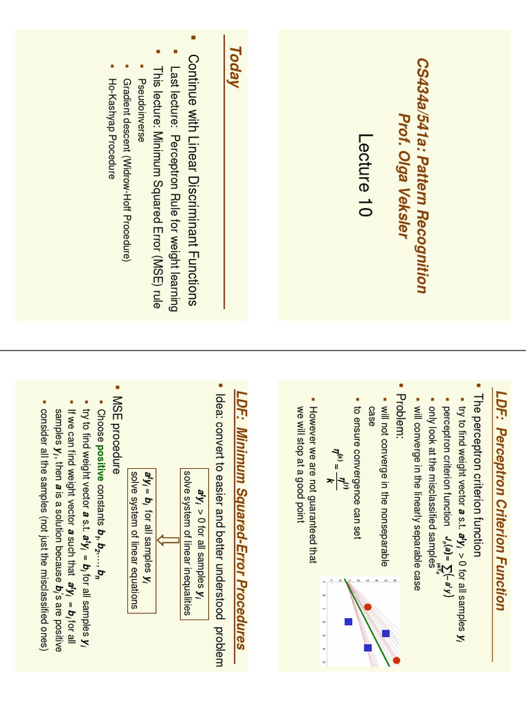 Linear Classifiers PPT 2 | PDF
