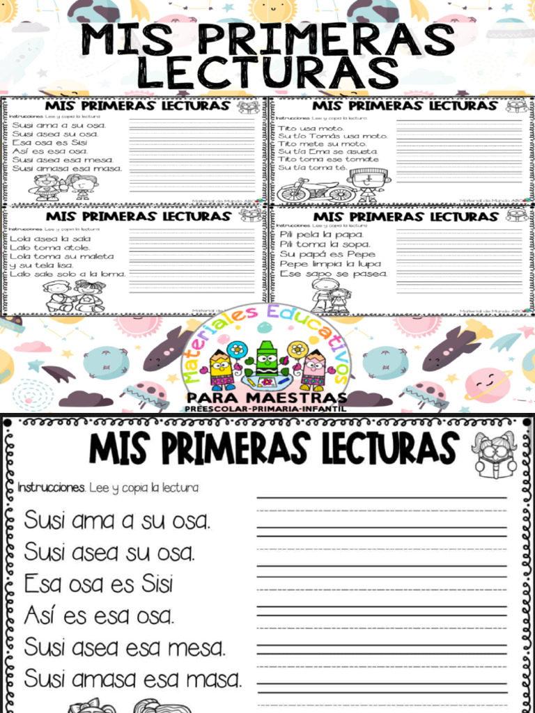 Mis Primeras Lecturas Recopilado Por Materiales Educativos para ...