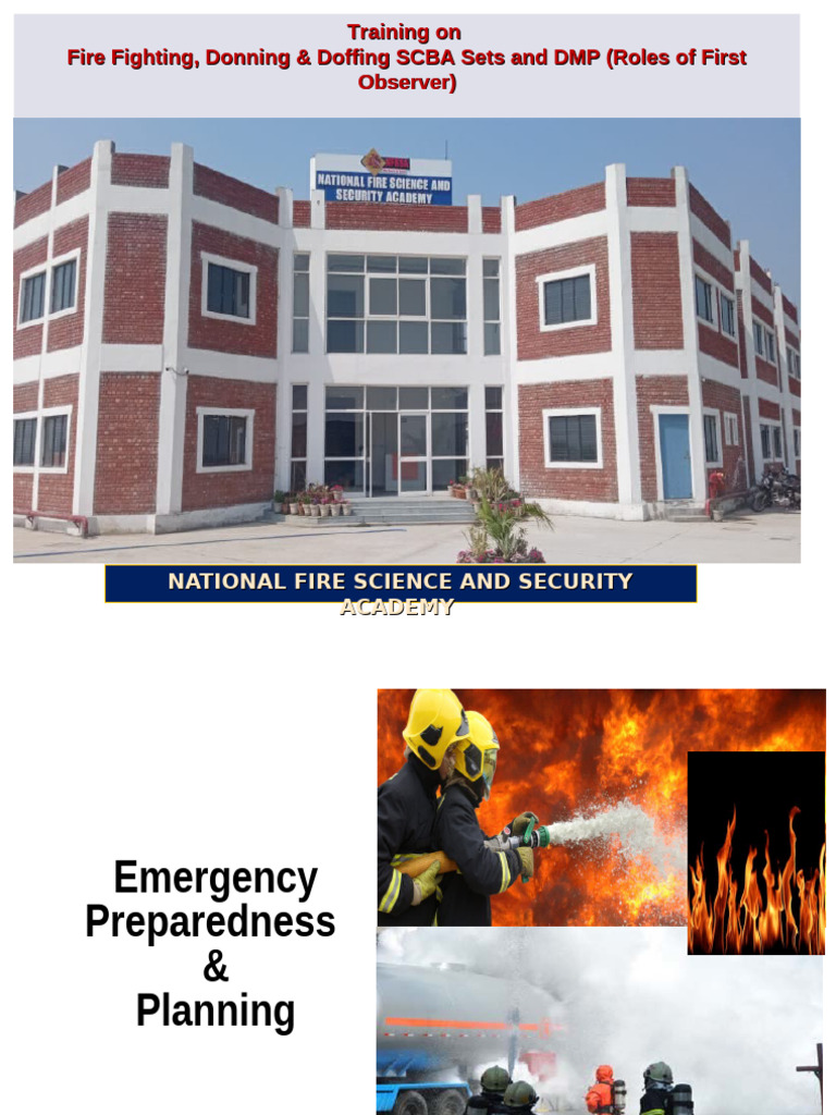 Fire Fighting Training Updated Slide | PDF | Fires | Combustion