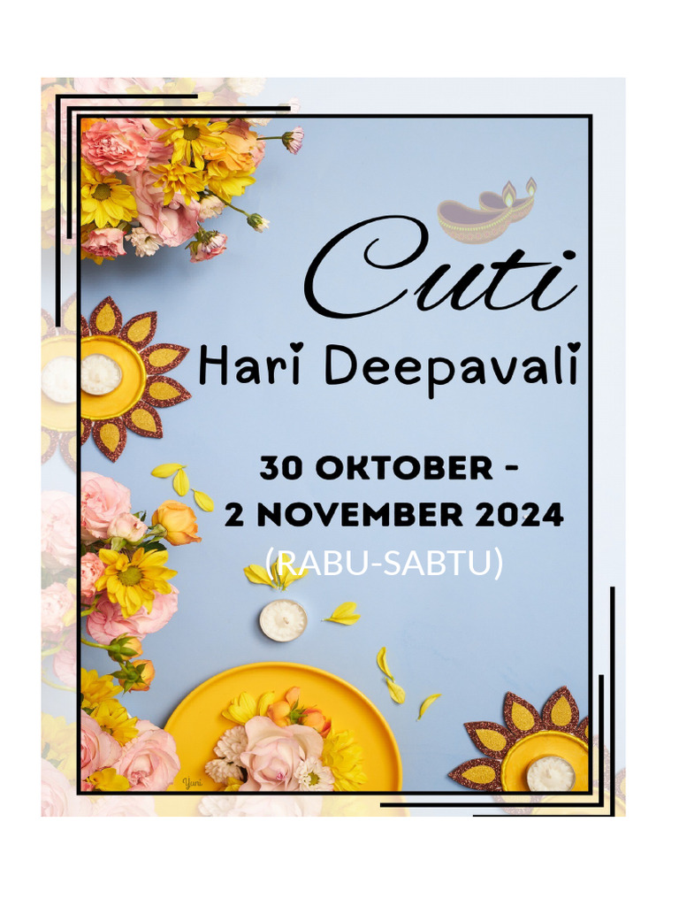Divider Cuti Diwli | PDF