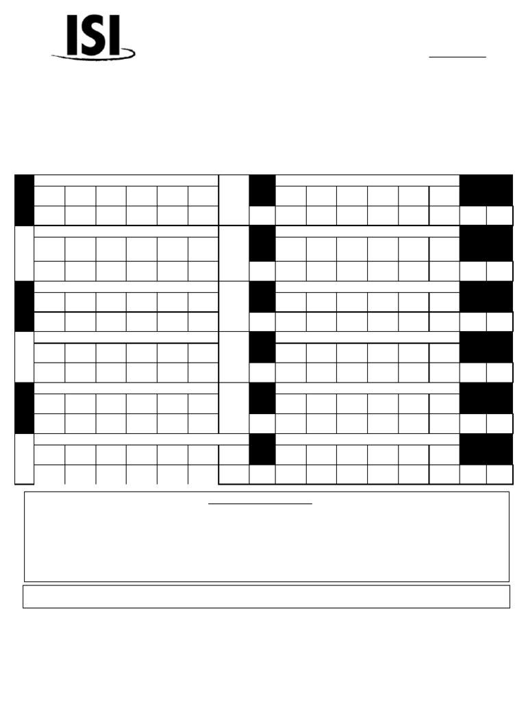 Freestyle 1 6 Test Form | PDF | Athletic Sports | Games Of Physical Skill