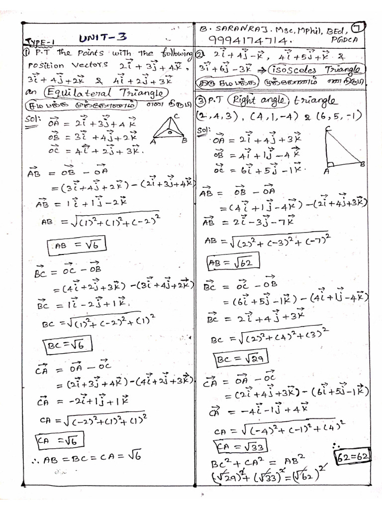 NSK Reg 2023 Math-I Unit-Iii Notes | PDF