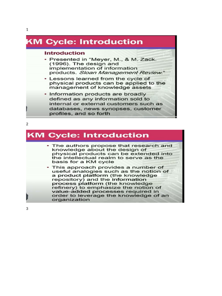 KM Zack KM Cycle | PDF