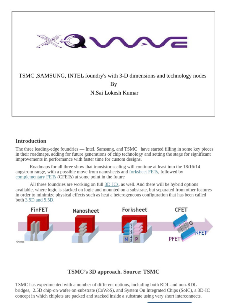 Foundry 3D Chiplets | PDF | Integrated Circuit | Electronic Design