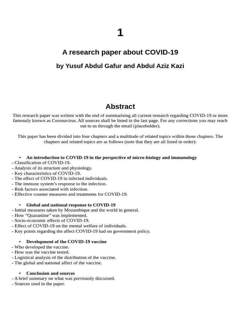 COVID-19 Research Paper Test 2 | PDF | Sense (Molecular Biology) | Rna
