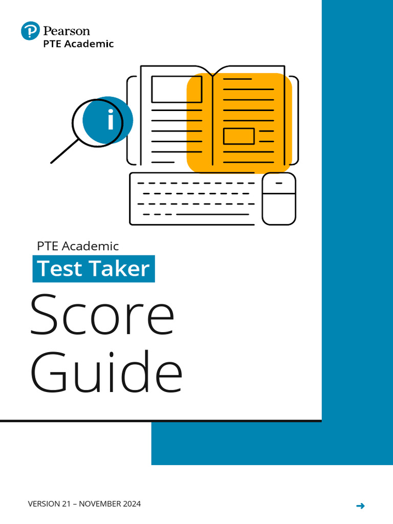 Pte Academic Test Taker Score Guide Nov 2024 v4 | PDF | Stress ...