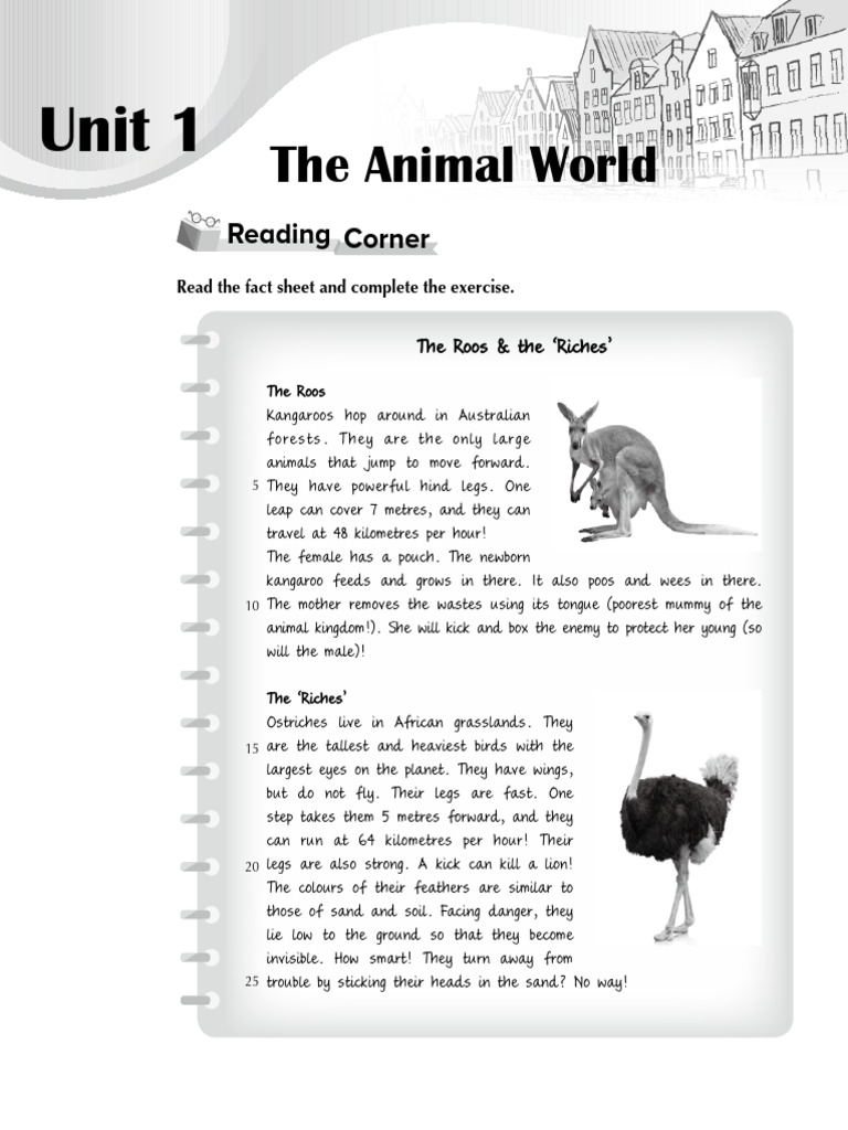 The Animal World: Unit 1 | PDF | Weather Forecasting