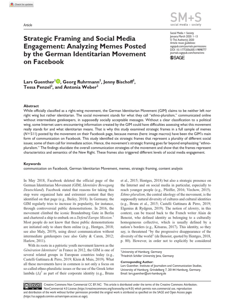 Analyzing GIM Memes on Facebook | PDF | Framing (Social Sciences) | Meme