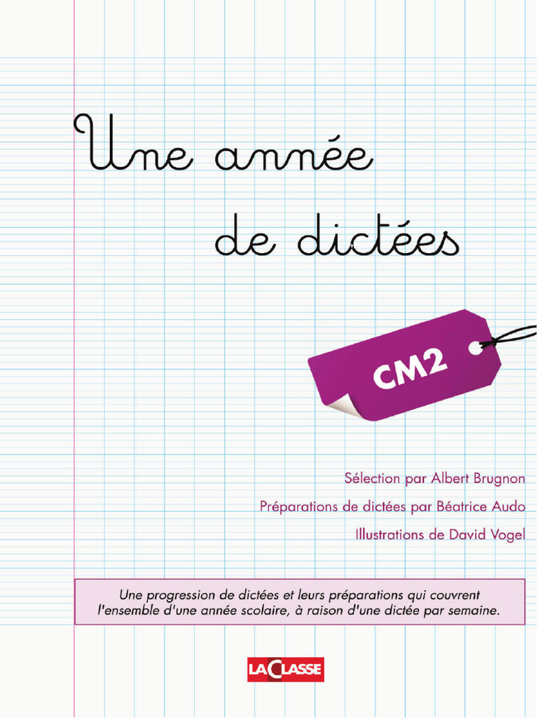Annee Dictee cm2 Partie1 | PDF
