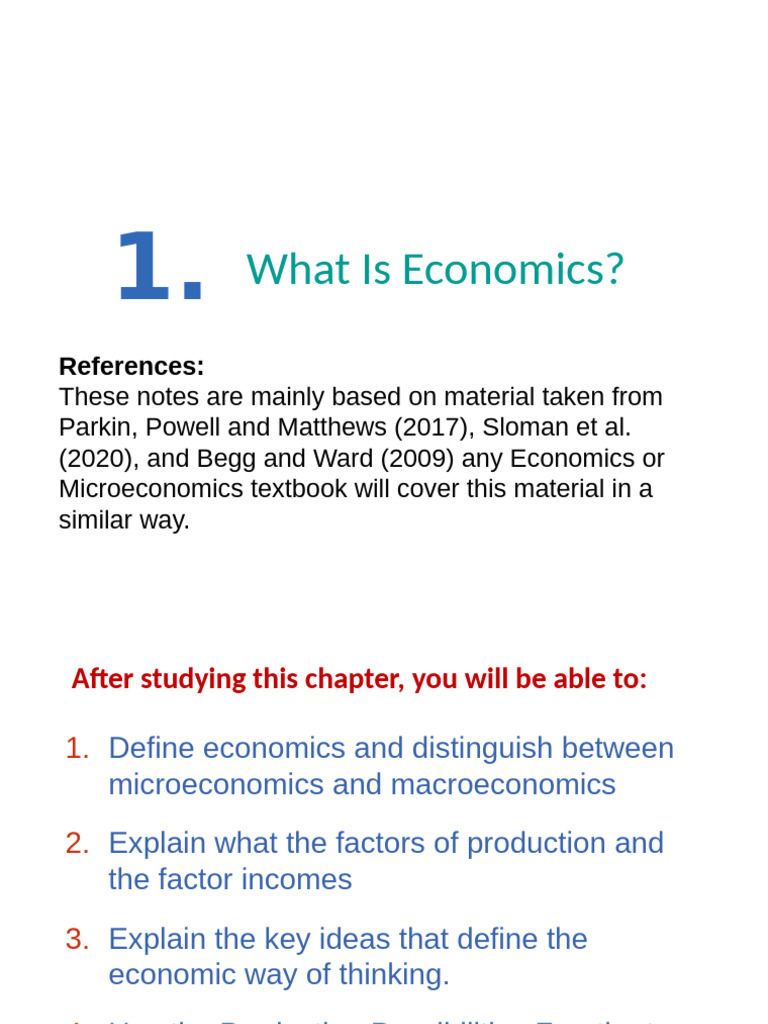 What Is Economics | PDF | Economics | Labour Economics