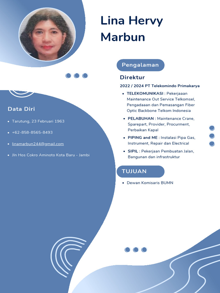 Resume Bu Lina 2 | PDF