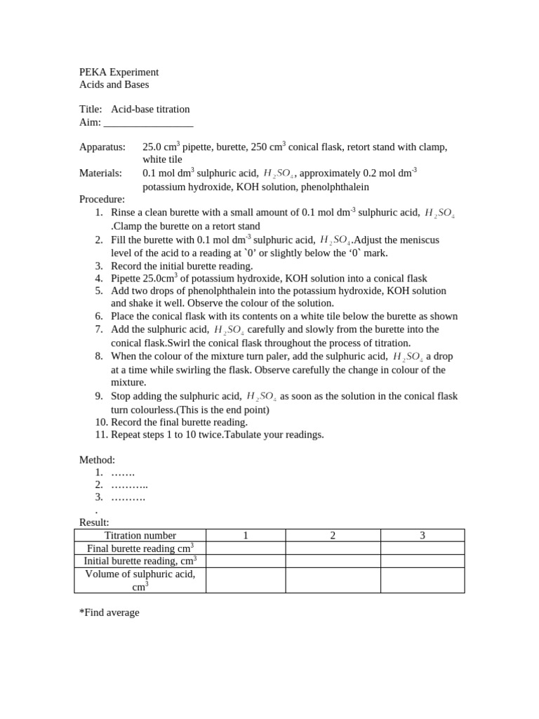 PEKA Experiment2 | PDF