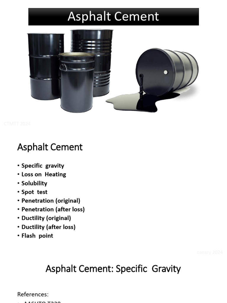 Asphalt Cement Testing Methods Guide | PDF | Filtration | Materials