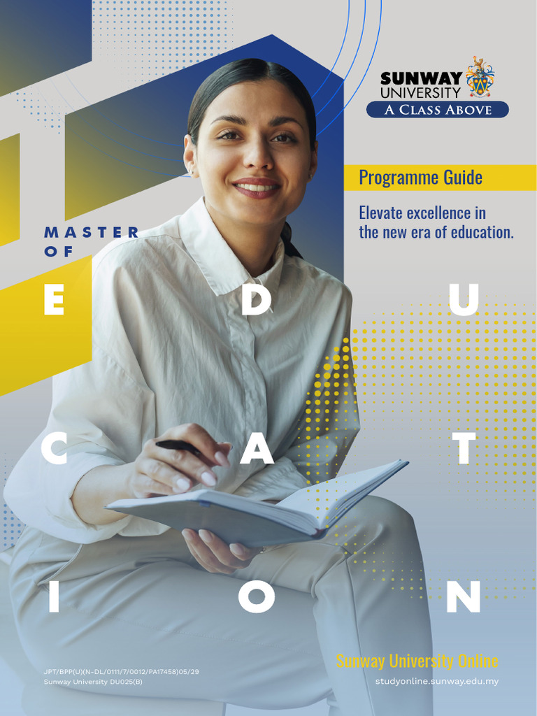 Master of Education Programme Guide | PDF | Academic Degree | Bachelor's Degree