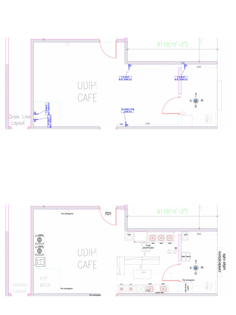 B-20 Celebration Udipi Cafe Final Layout | PDF