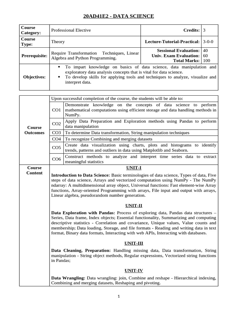 20ad41e2 - Data Science | PDF | Data | Data Science