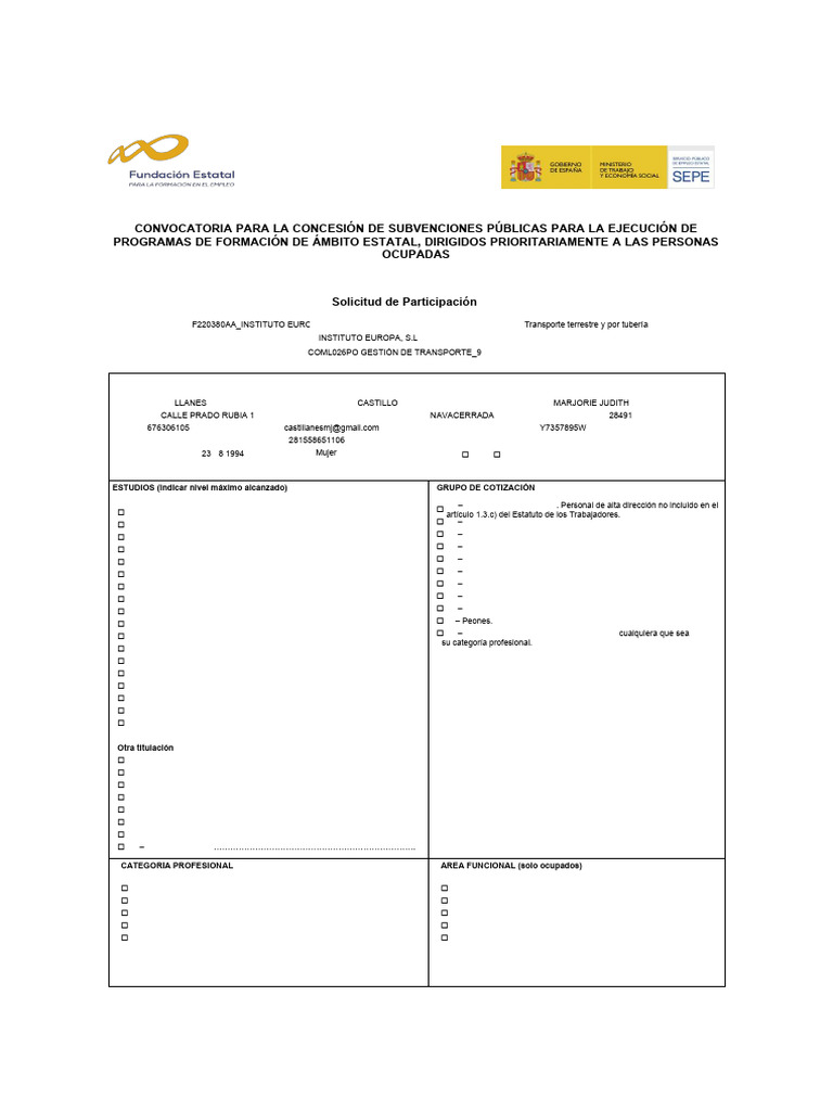 Marjorie Judith Llanes Castillo 380.9.3 | PDF