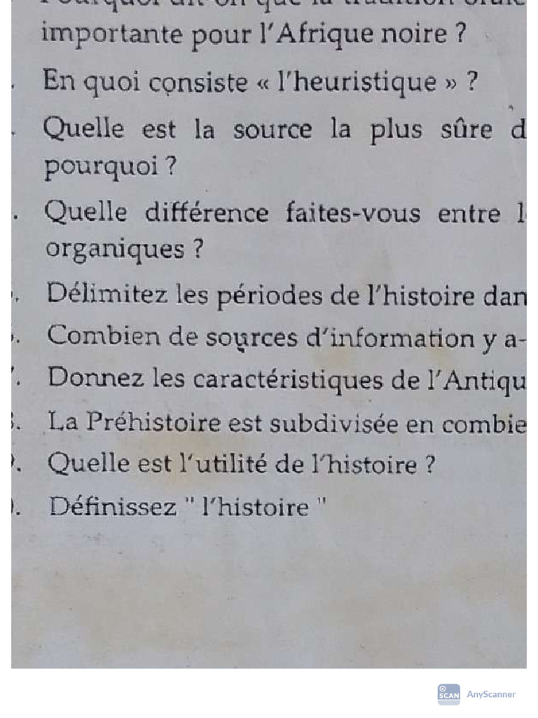 Test de Compréhension | PDF
