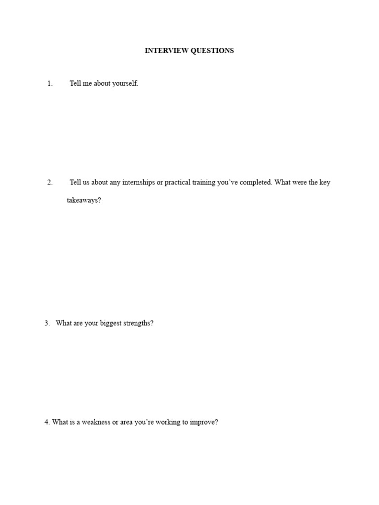 Interview Questions | PDF Interview Questions | PDF