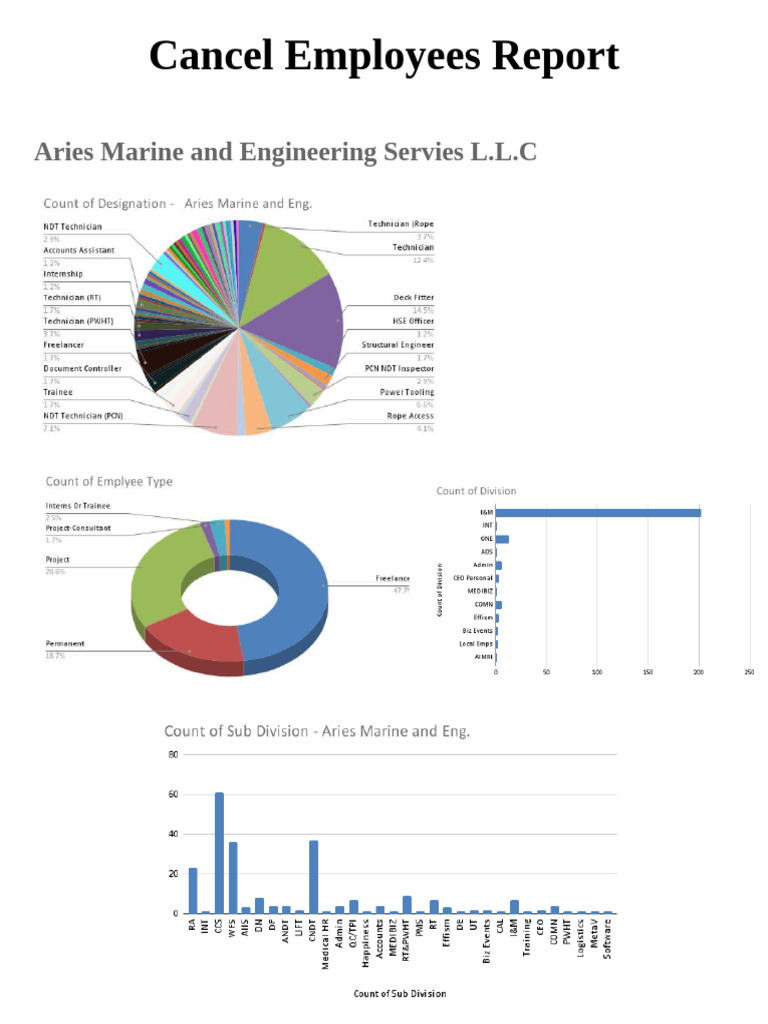 Employee Cancellation Summary Report | PDF | Business