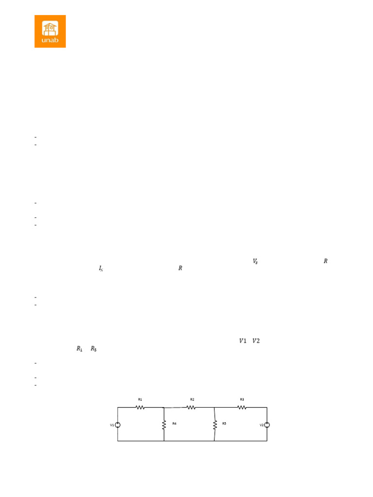 Lab - 5 - Teoremas de Circuitos ElÃ© Ctricos - V1 | PDF | Red eléctrica ...