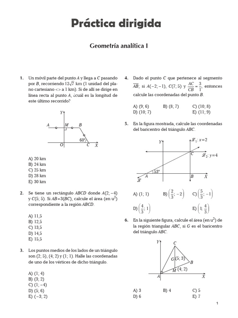 PRÁCTICA DIRIGIDA 1 Upc | PDF | Triángulo | Euclides