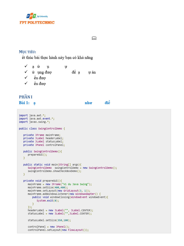 Sof203 - Lab 1 | PDF