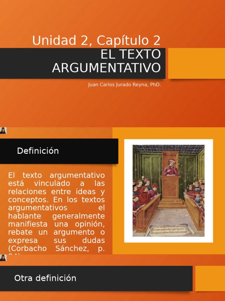Unidad 2, Capítulo 2. Texto Argumentativo | PDF | Argumento | Razonamiento inductivo