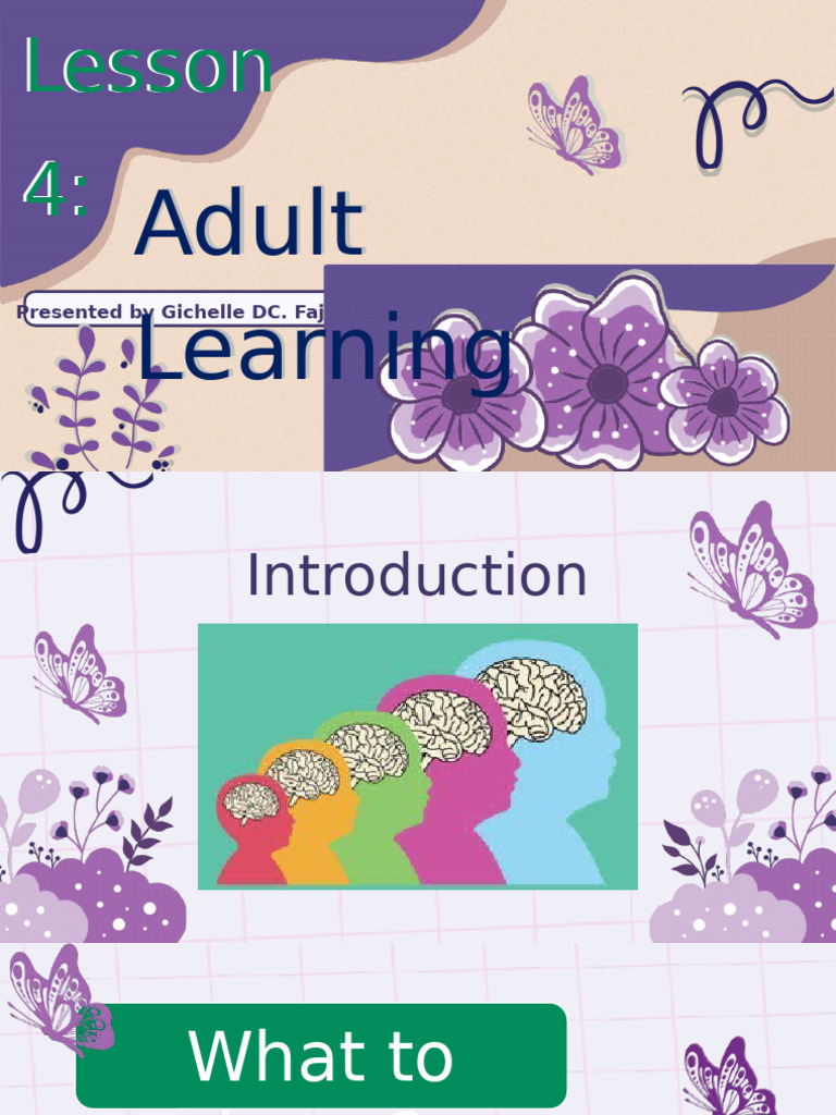 Purple White Cute Aesthetic Group Project Presentation | PDF | Learning ...