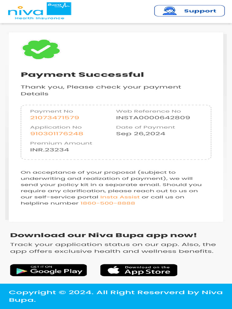 PaymentResponse - NivaBupa Application | PDF | Business | Law
