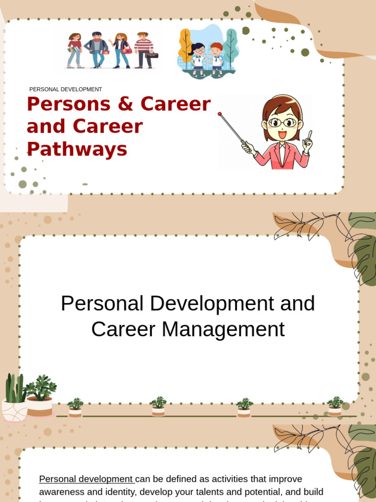 Persons Career and Career Pathways | PDF | Personal Development | Goal
