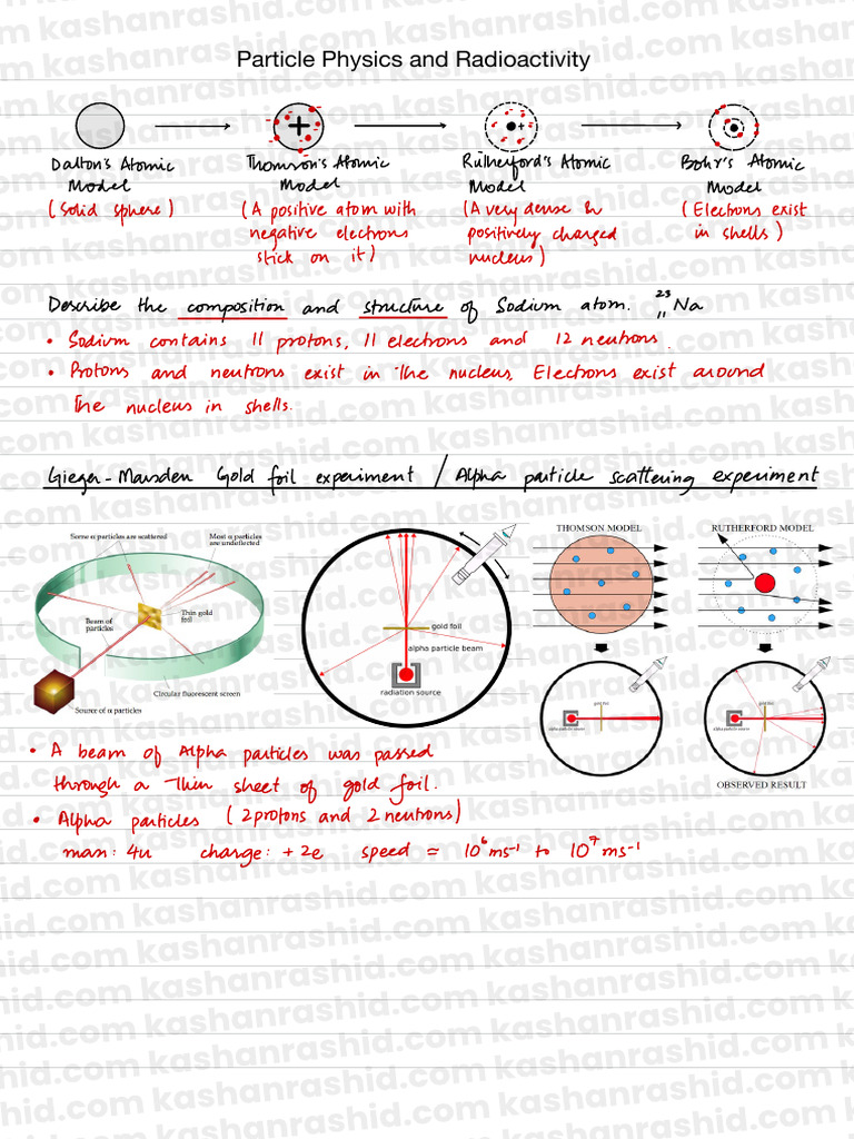 As Particle Physics and Radioactivity | PDF | Radioactive Decay ...