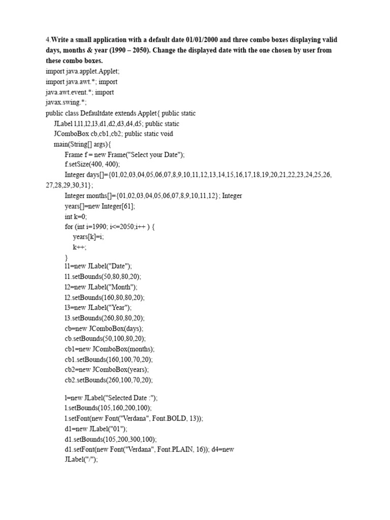 Java GUI Applications for User Input | PDF | Computer Programming | Software Engineering
