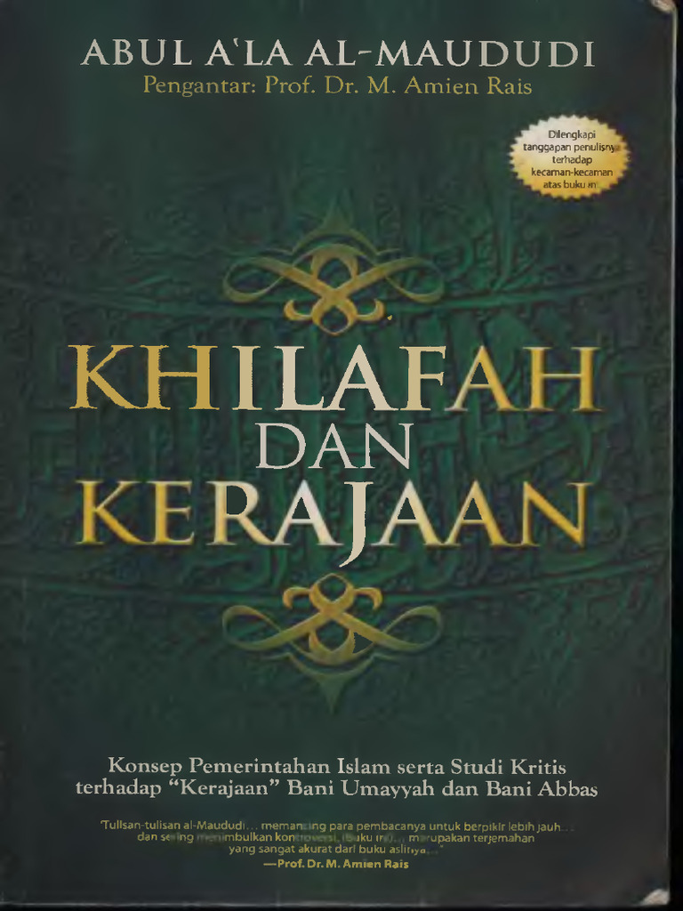 Khilafah Dan Kerajaan Konsep Pemerintahan Islam Serta Studi Kritis Terhadap Kerajaan Bani ...