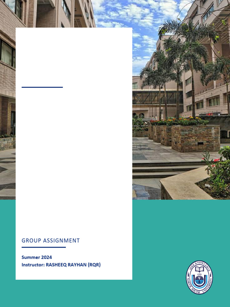 FIN254 Group Assignment (RQR - Summer 2024) | PDF
