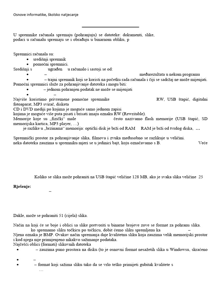 1.4 Mjerne Jedinice | PDF