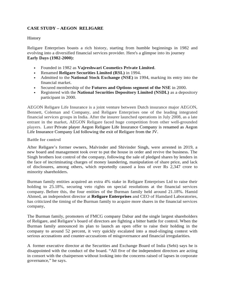 Aegon Religare | PDF | Investing | Economies