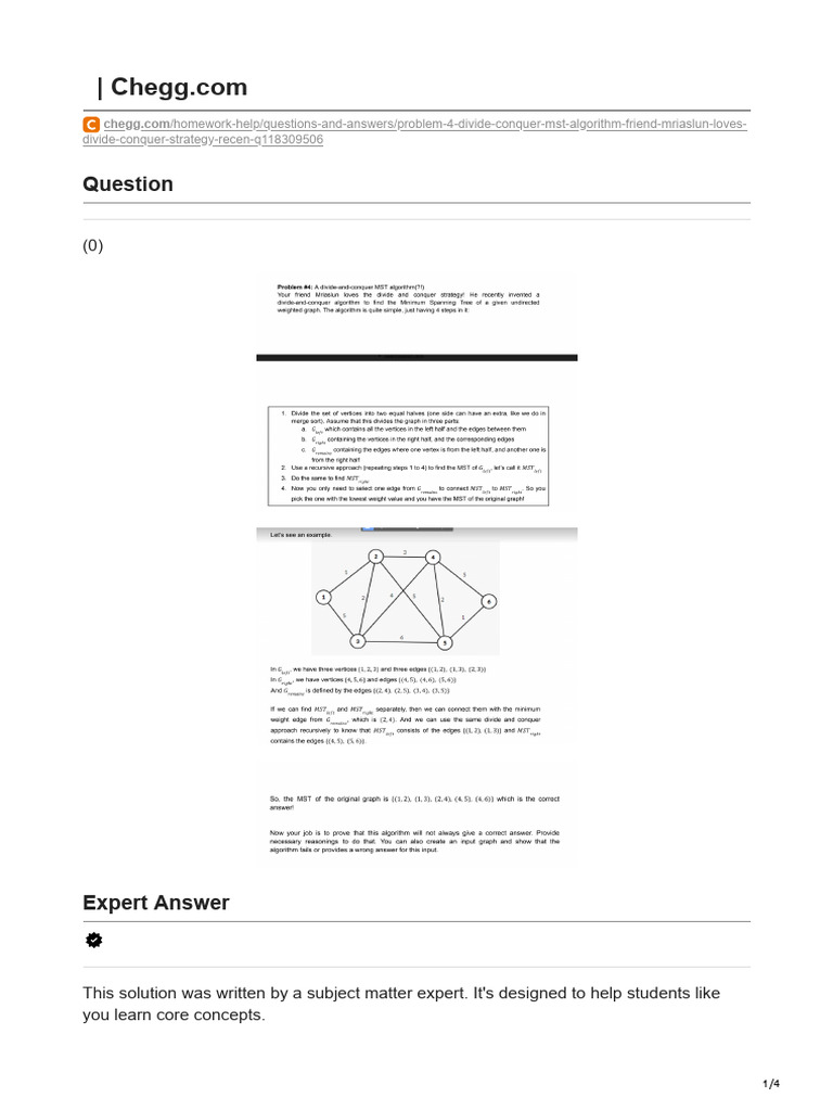 NBSP Cheggcom | PDF | Vertex (Graph Theory) | Algorithms And Data Structures