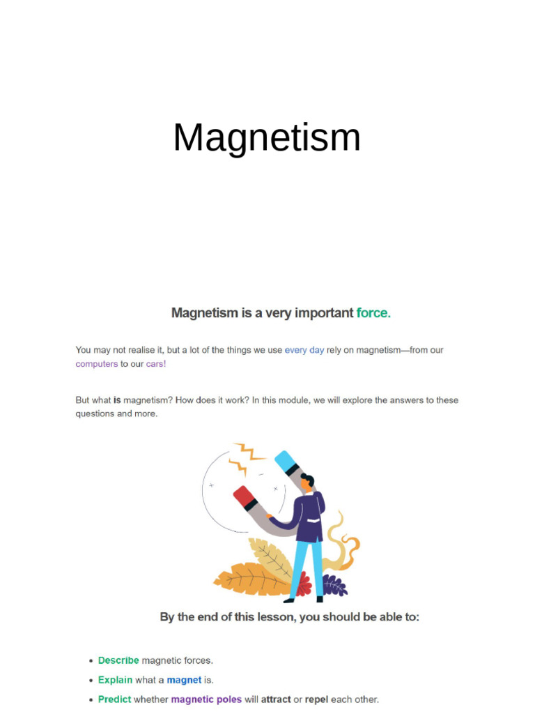 Magnetism | PDF