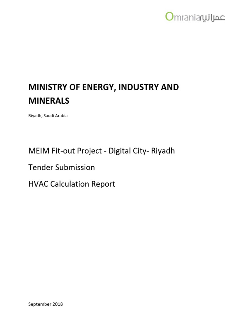 MEIM Cooling Load Calculation Report-Corporate Floors | PDF ...